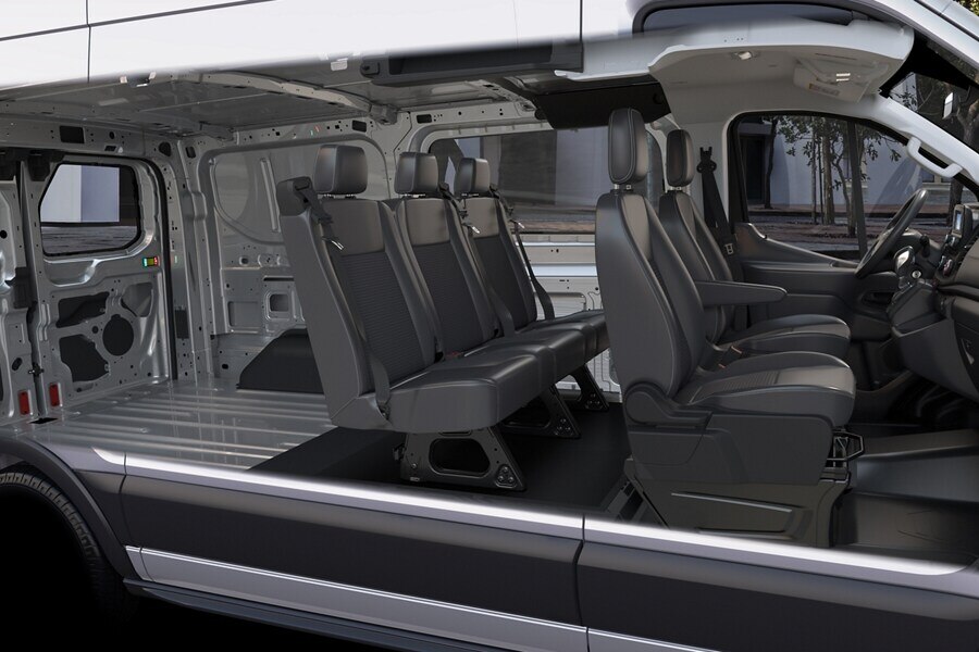 2023 Ford Transit® Van interior with seating for 5