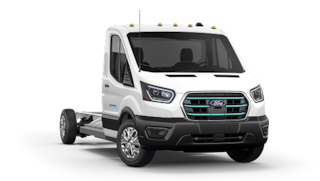 white ford van inside