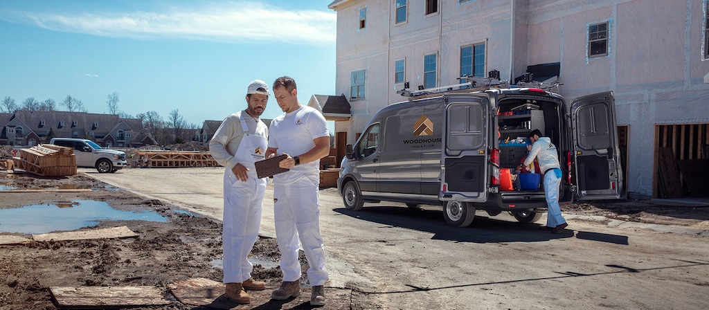 white ford van inside